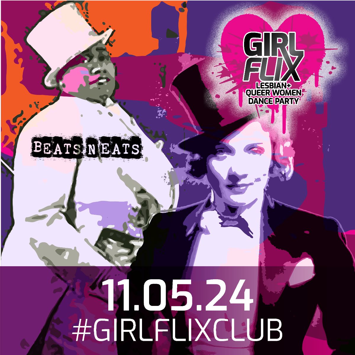 GirlFlix - Lesbian & Queer Women Dance Party No8 - Time For Worthing