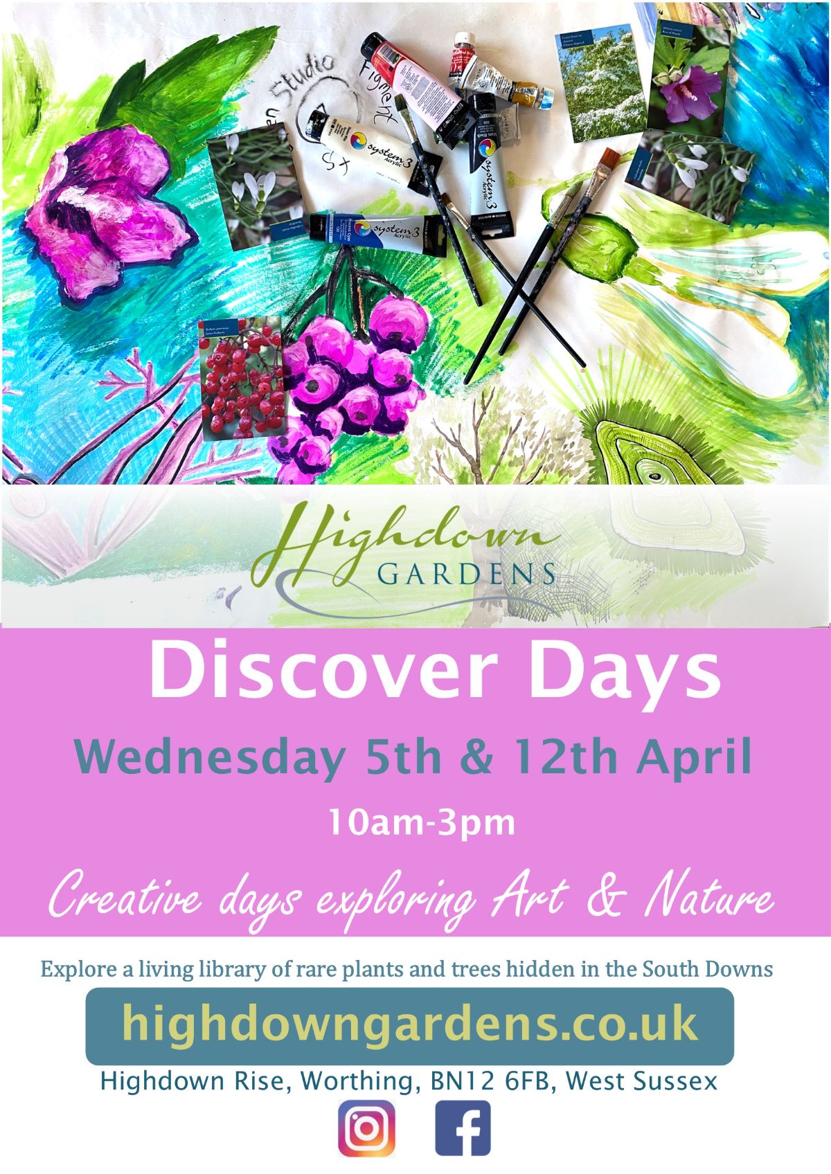 Easter Discover Days at Highdown Gardens - Time For Worthing