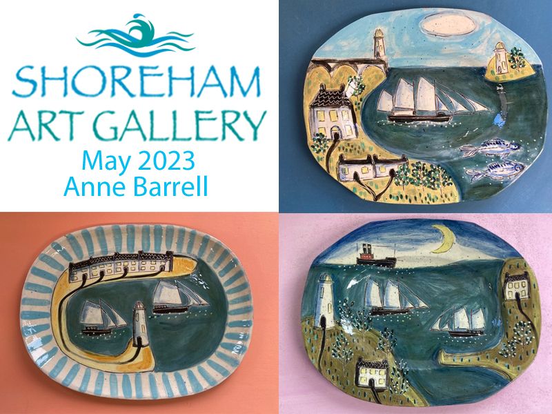 Shoreham Gallery - Guest Artist for May – Anne Barrell - Time For Worthing