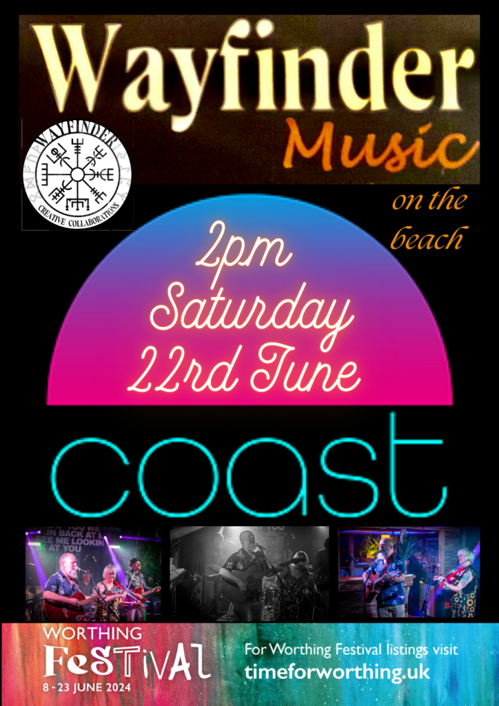 Wayfinder Live on the Beach @ Coast cafe - Time For Worthing